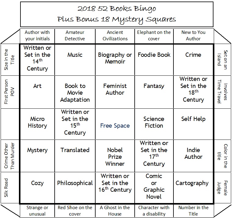 Read 52 Books in 52 Weeks: 52 Books Bingo
