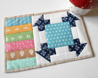 The Patchsmith: Patchwork Corners Mug Rug