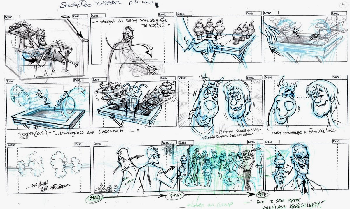 Barry Crain: TV Cartoon Storyboards