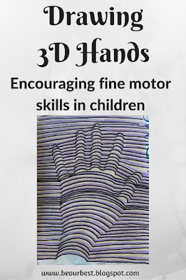 Be Our Best: Encouraging fine motor skills in kids - making 3D hands