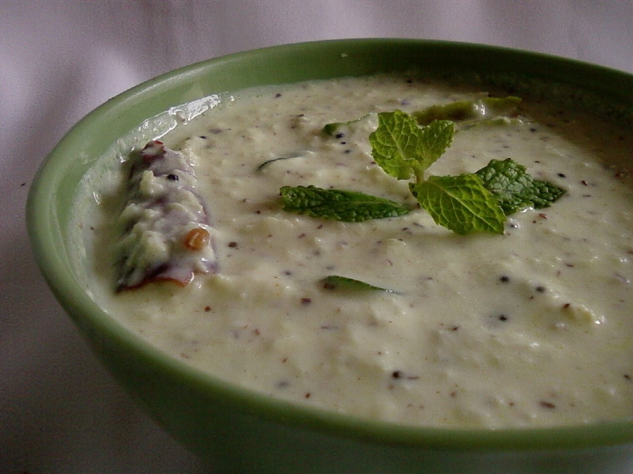 Pure Desi food: Cucumber chutney(Perugu pachadi)