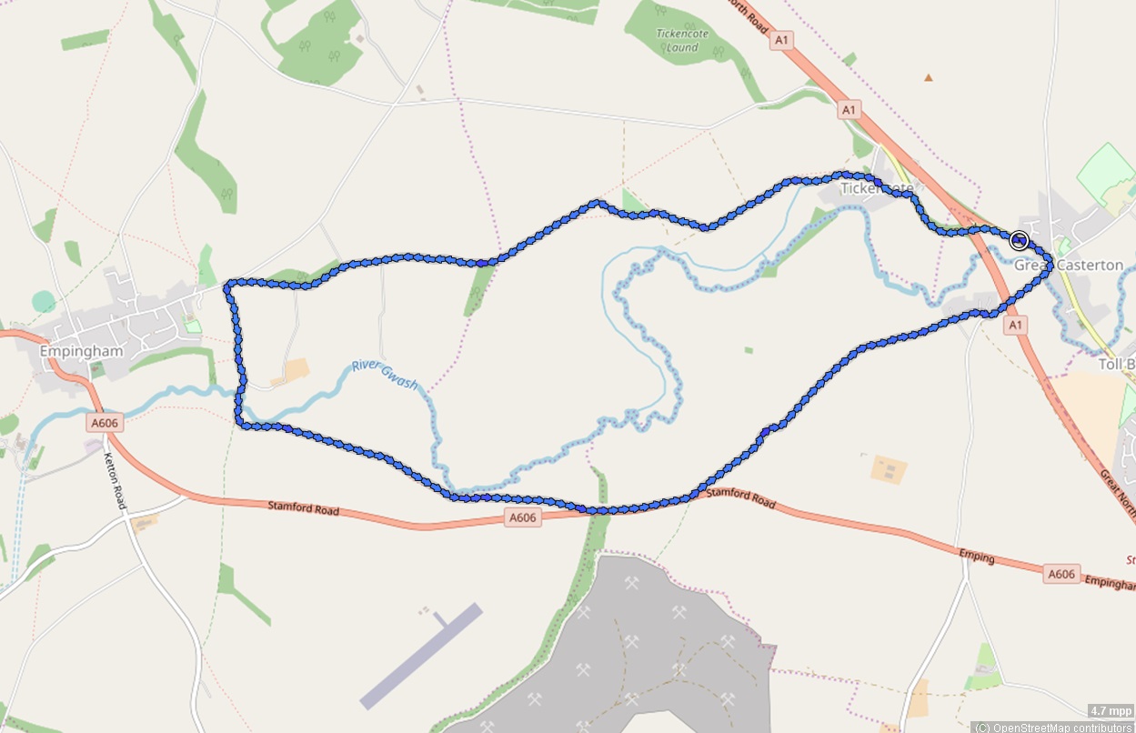 Vale of Belvoir Ramblers: Great Casterton, 21st March 2018