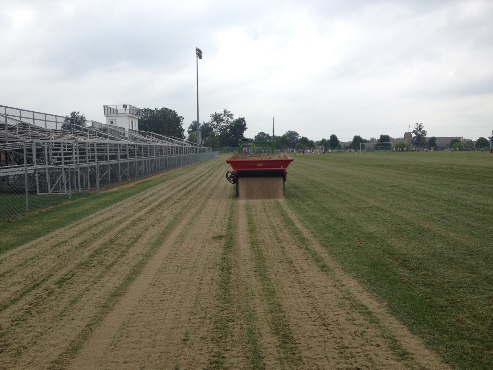 Smart Turf: Aerification and Topdressing Sports Turf