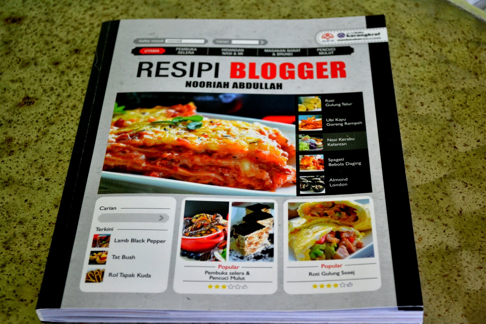 Buku RESIPI BLOGGER Buku Ke2 Kak Noor - Dapur Kak Noor