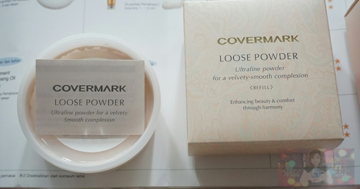 While you on earth..: COVERMARK Loose Powder