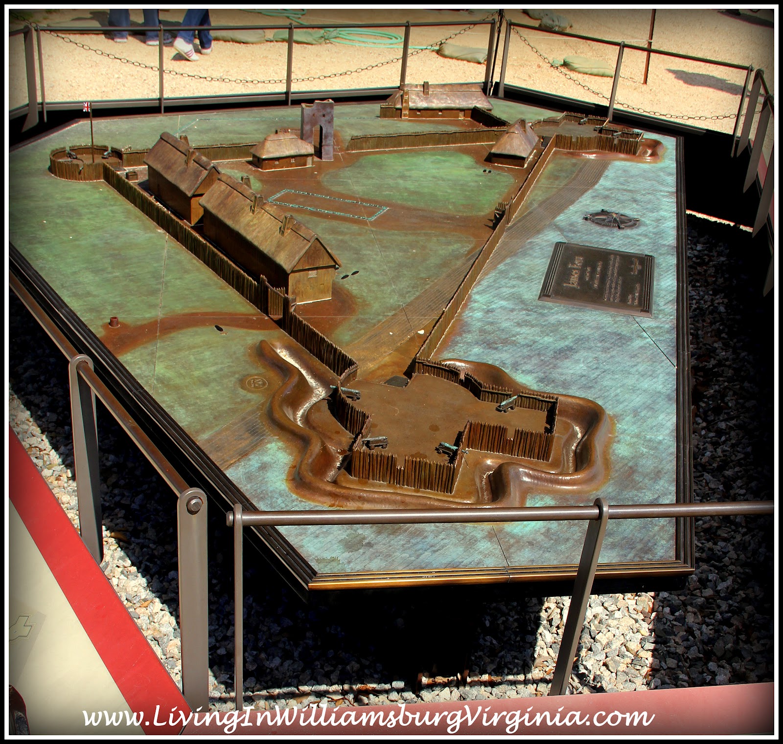 Living In Williamsburg, Virginia: James Fort Scale Model, Jamestown ...