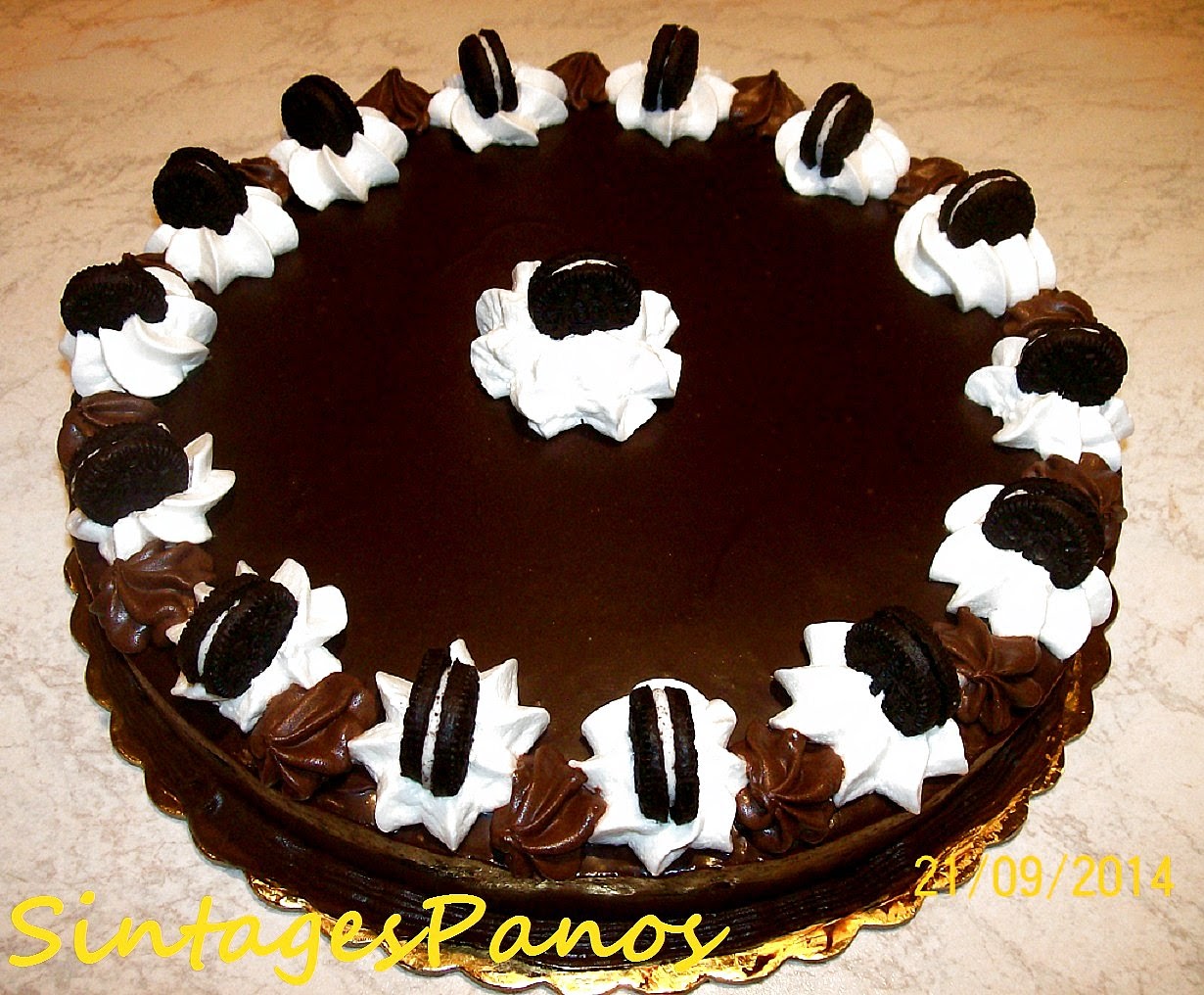 Ζαχαροπλαστική Πanos: Τούρτα oreo chocolate