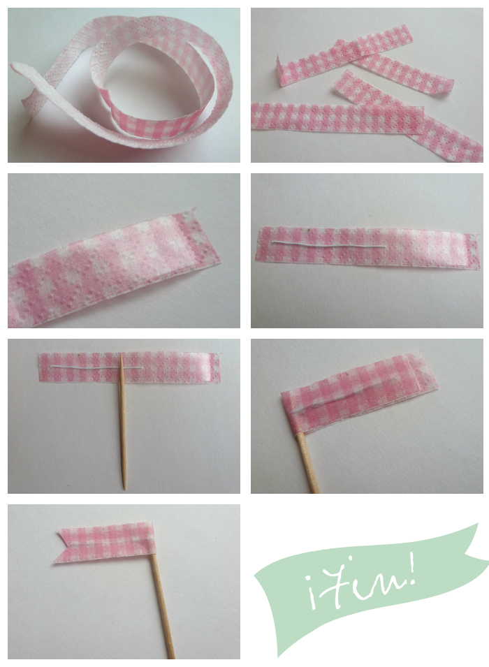 Tutorial banderitas: Papeles Pequeños