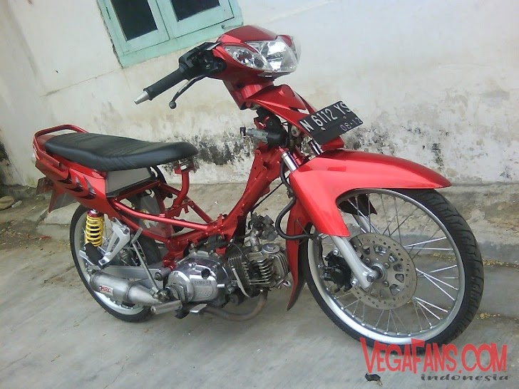 Modifikasi Vega R New Merah Marun : Gambar Modifikasi Motor Vega Zr ...
