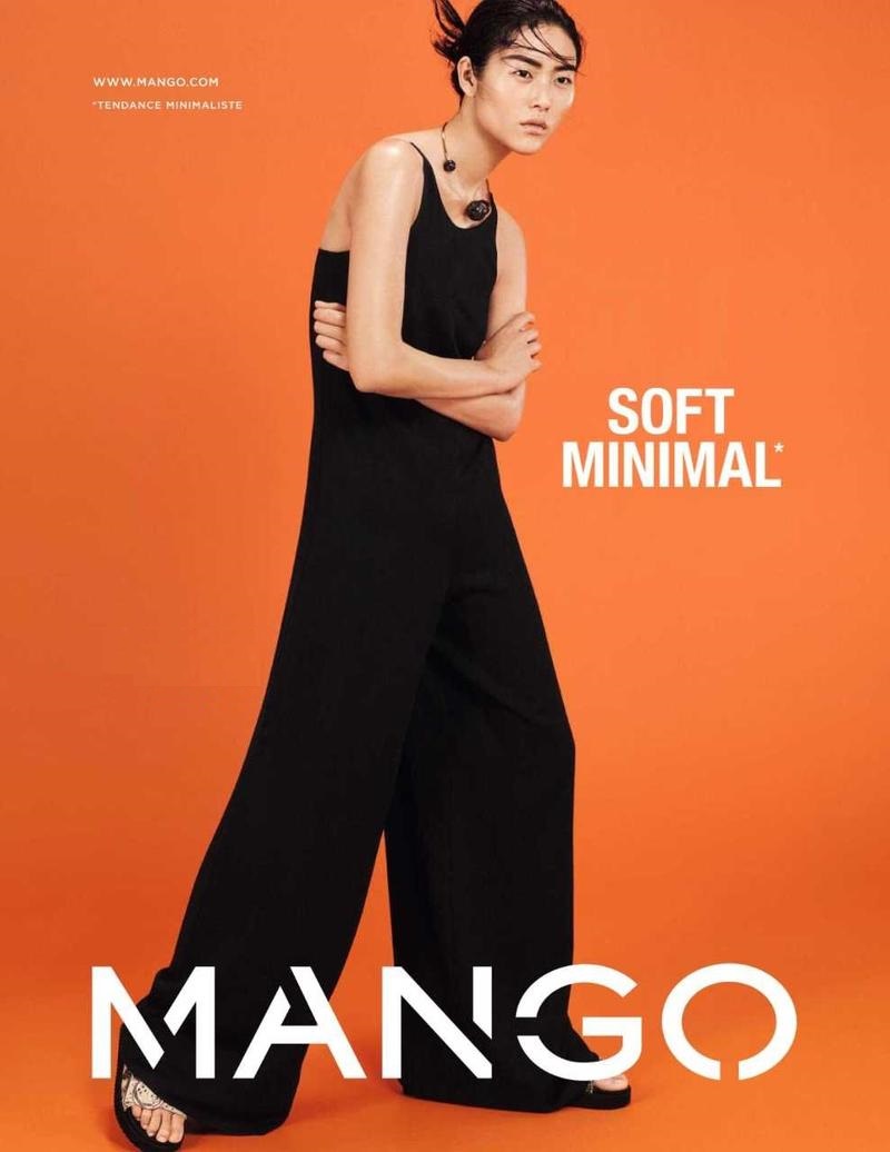Asian Models Blog Ad Campaign Liu Wen For Mango Springsummer 2016