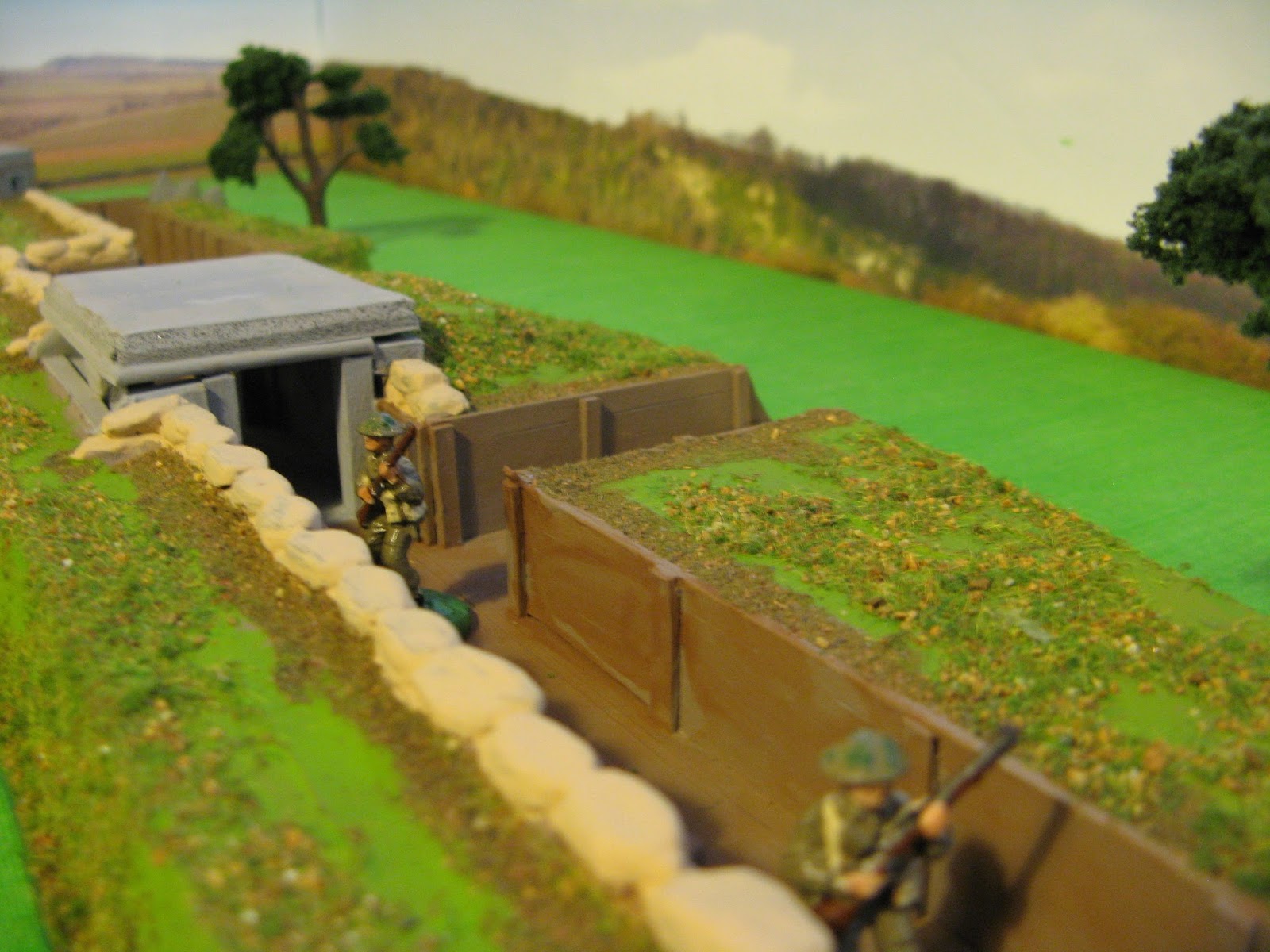 WW2 - Somewhere in England: Inspecting the beach defences ...