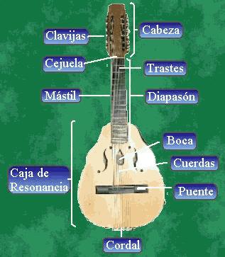 MUSICAL GÁLDAR: Partes del Laúd