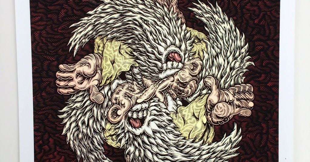 INSIDE THE ROCK POSTER FRAME BLOG: Mark Dean Veca Natch Print