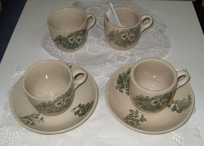PML CikJahFlowers: Kopitiam Cups & Saucers and Spoons