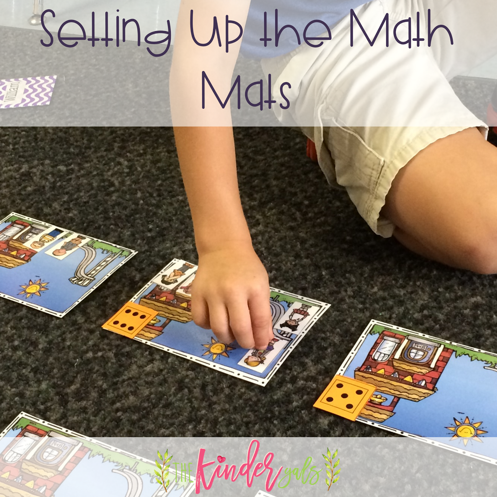 KinderGals: Using Math Mats to Teach Number Standards