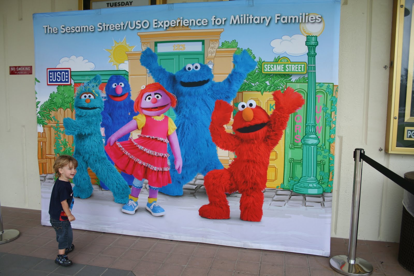 The Double A Battery: Thomas at an Elmo show on stage