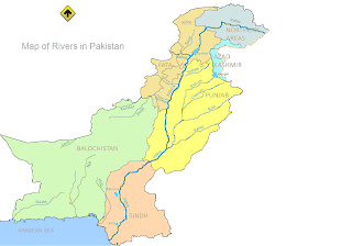 Share Knowledge: Major Rivers in Pakistan