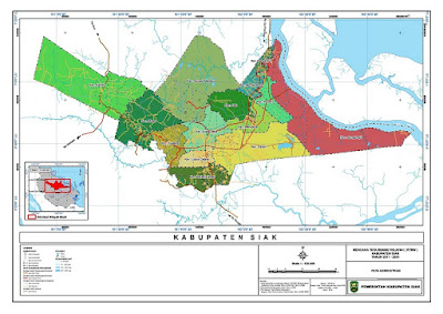 Peta Kabupaten Siak