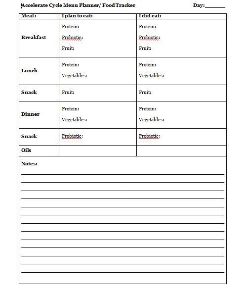 Selina's Smorgasbord: 17 Day Diet Cycle One- Accelerate