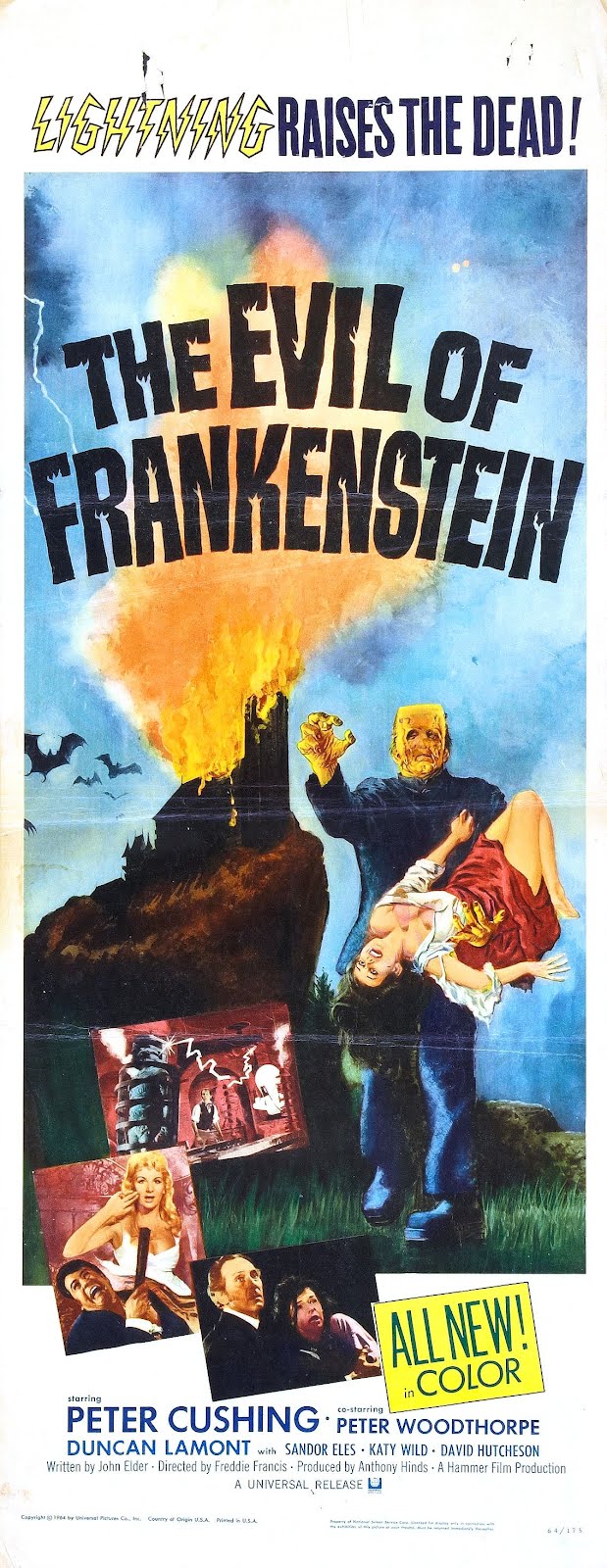 80s Lightning Reviews: Evil of Frankenstein, The (1964)
