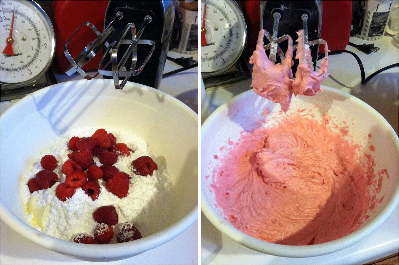 Julie Vision in the Kitchen: Dark Chocolate Raspberry Cake + Decorating ...