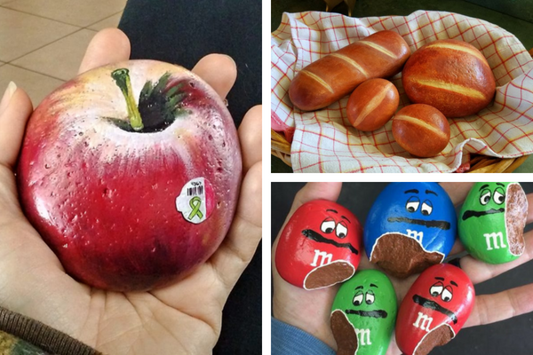 24 Painted Rocks that Look Good Enough to Eat! - I Love Painted Rocks
