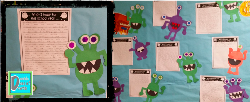 Back to School Monster Glyph | A Double Dose of Dowda | Teaching Resources