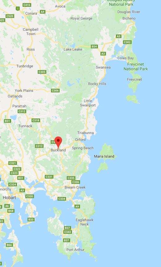 thoughts & happenings: Buckland, Tasmania