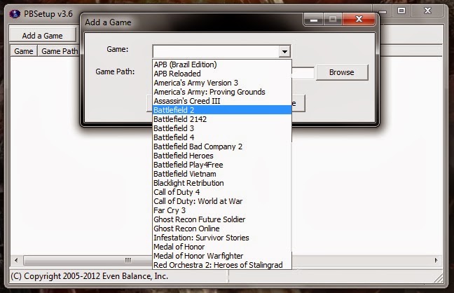 Black Fire: Atualizando o PunkBuster no Battlefield 2