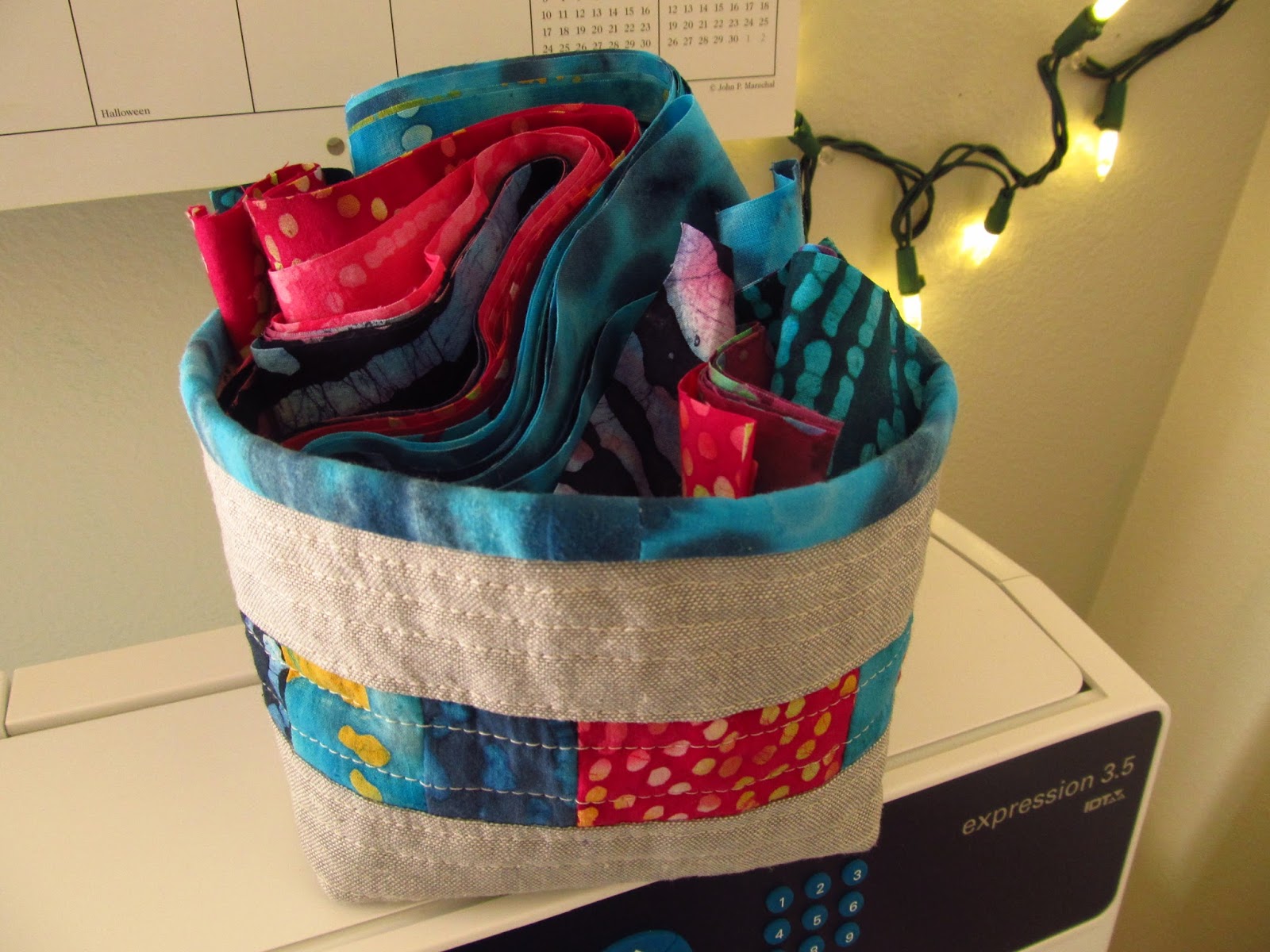 Crazy Victoriana crazy for quilts: 'Quilt as You Go' Thread Catcher ...