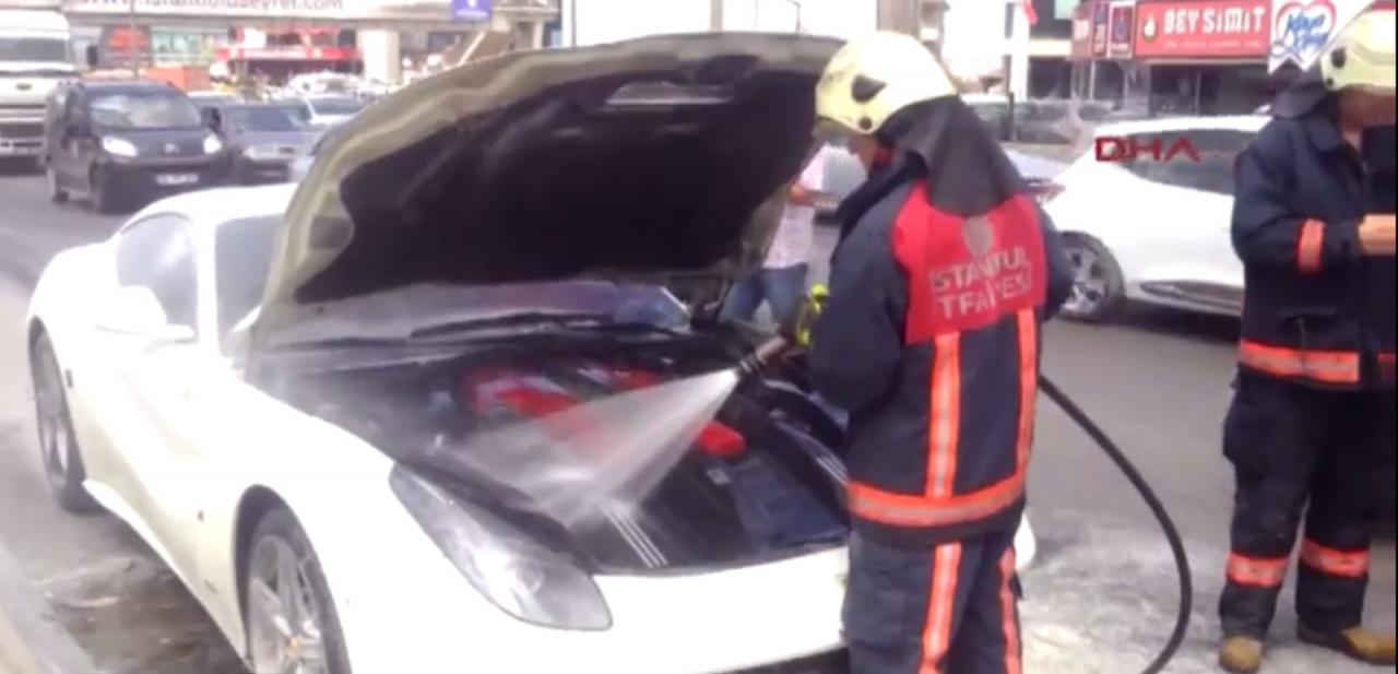 Ferrari F12berlinetta Catches Fire In Turkey