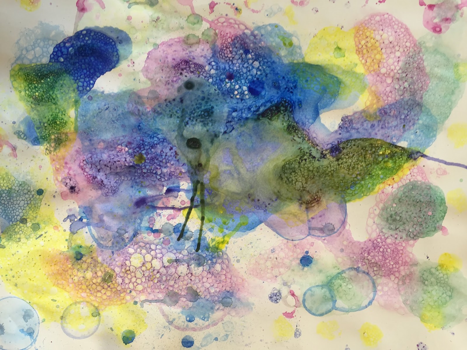 Grandville Elementary ART: Bubble Painting