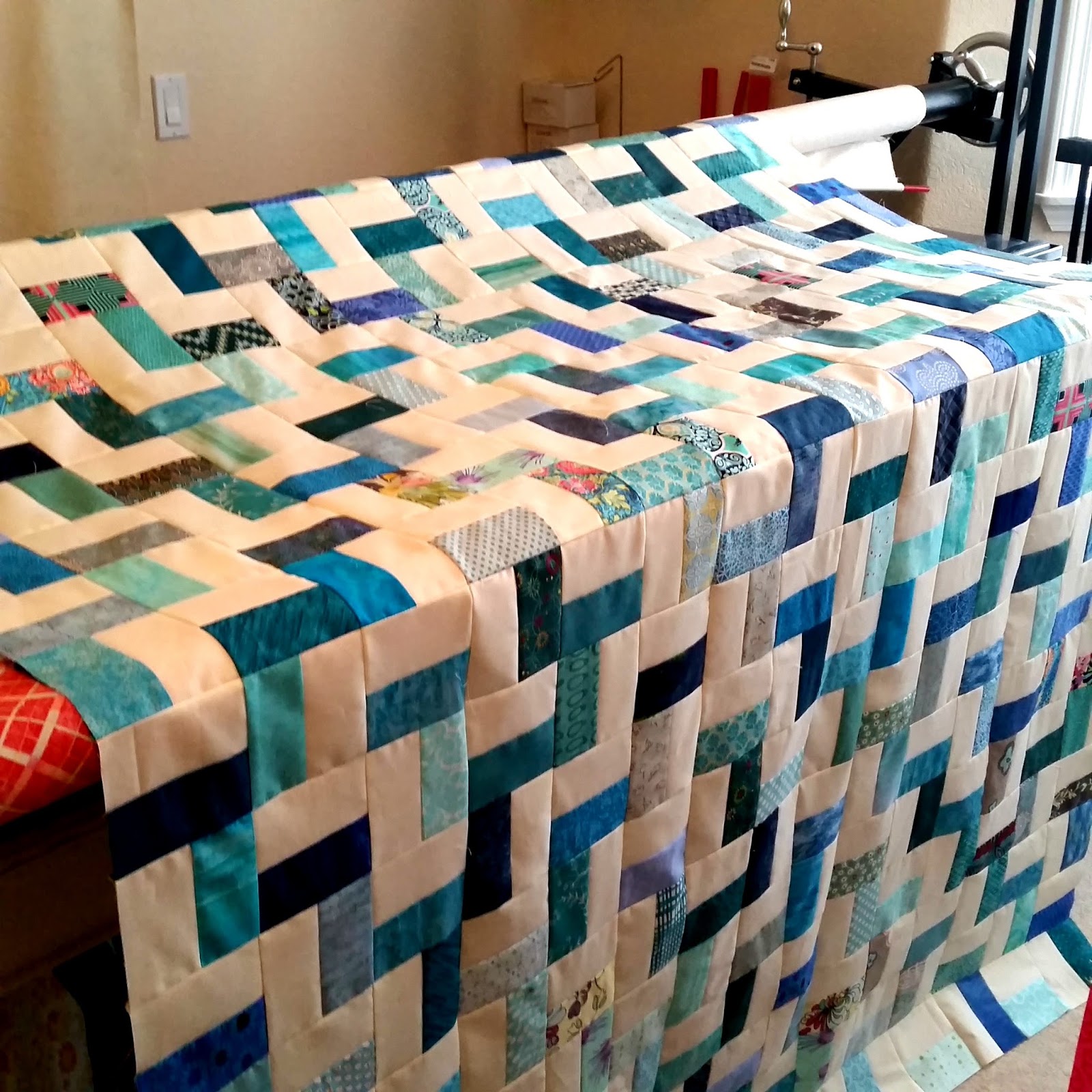 Mountain Quiltworks: Scrappy Blues Beat The January Blues