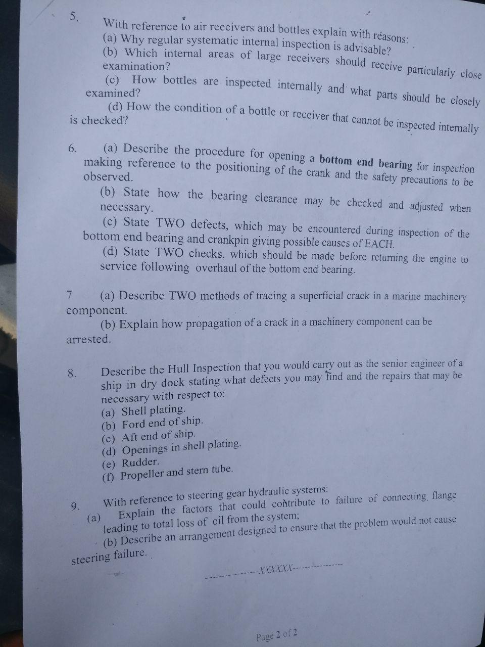 MEP 🔧- MEO Class 2 Papers