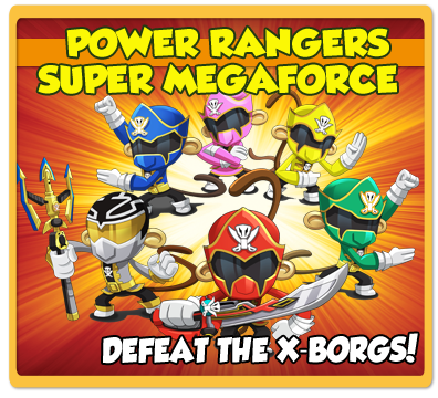Henshin Grid: Power Rangers Super Megaforce at Monkey Quest