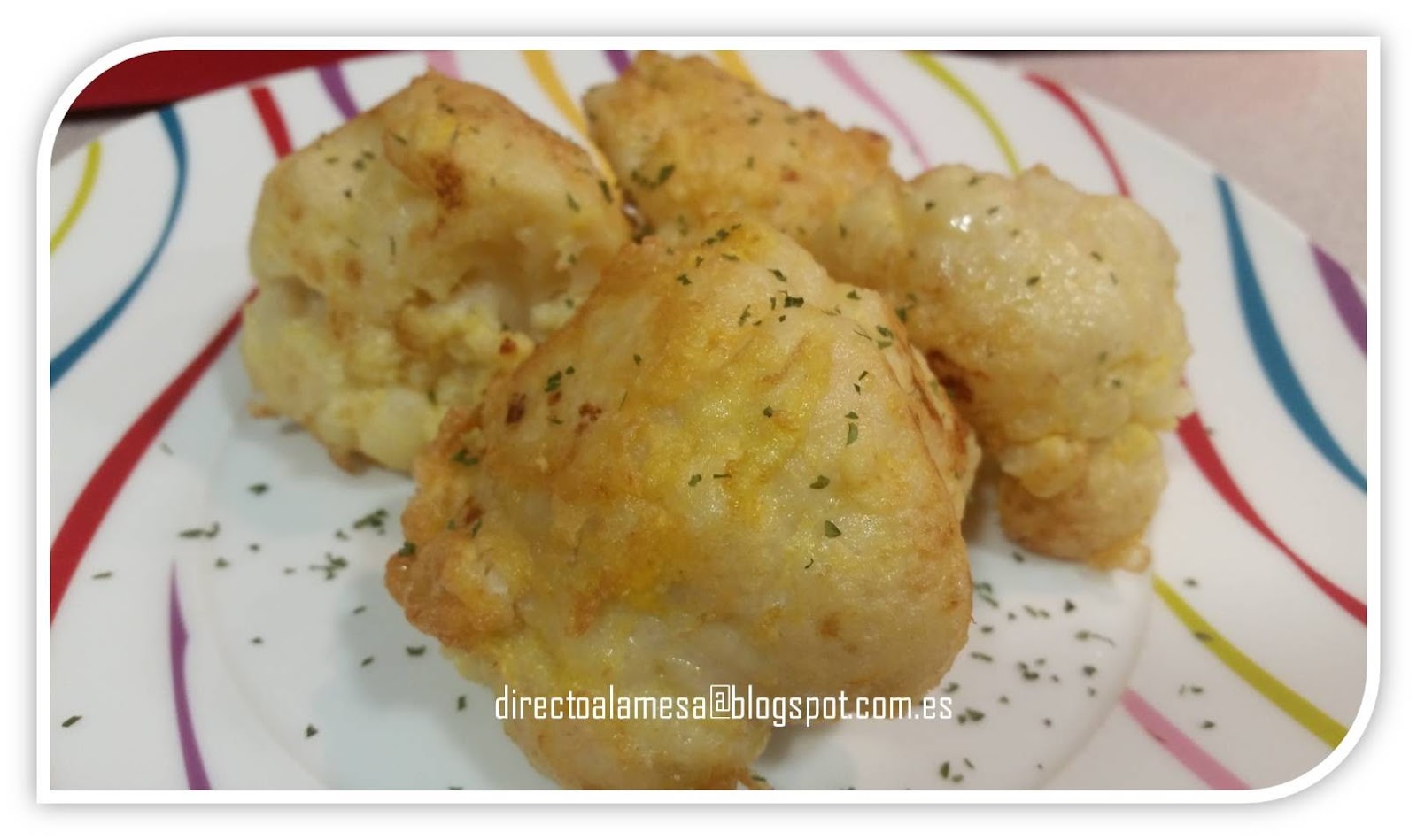 Directo a la Mesa: Coliflor rebozada