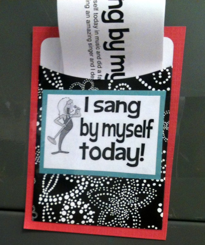 Mrs. King's Music Class: I Sang By Myself Today!