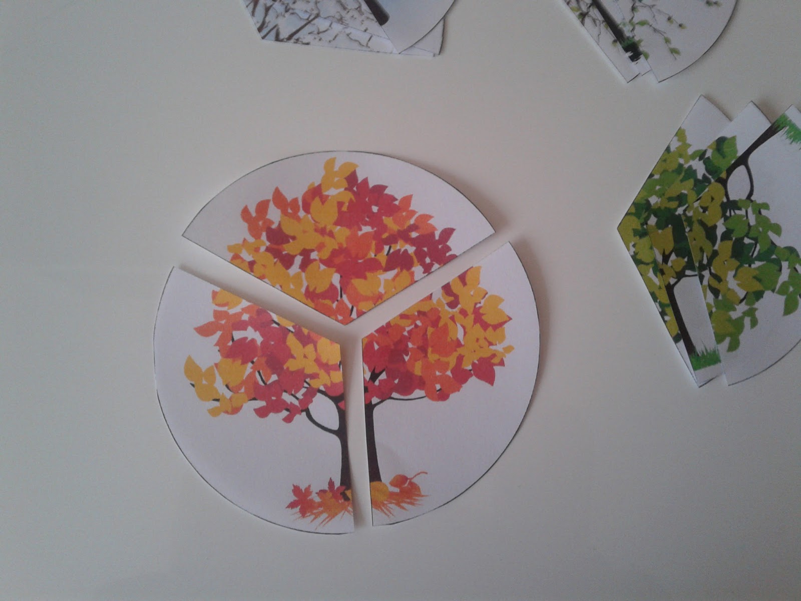 printables: seasons puzzle