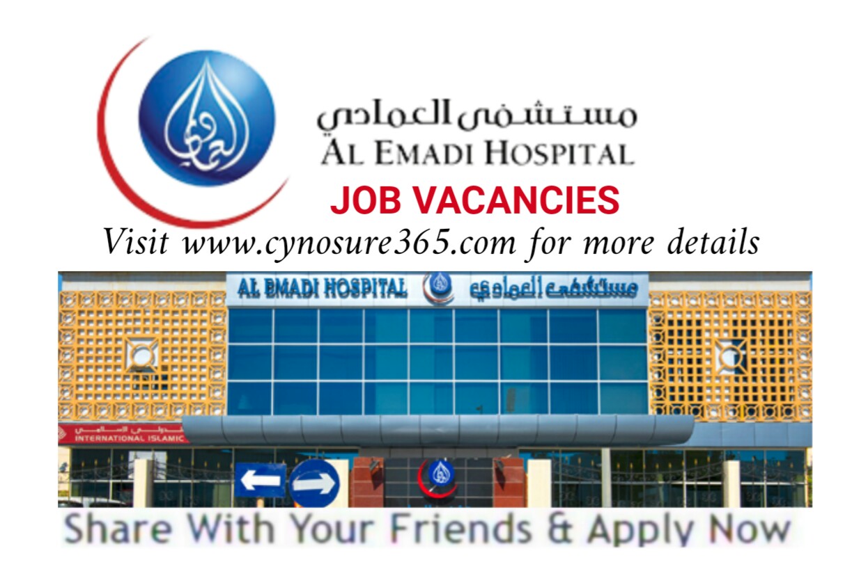 AL-EMADI HOSPITAL JOB VACANCIES - CYNOSURE365