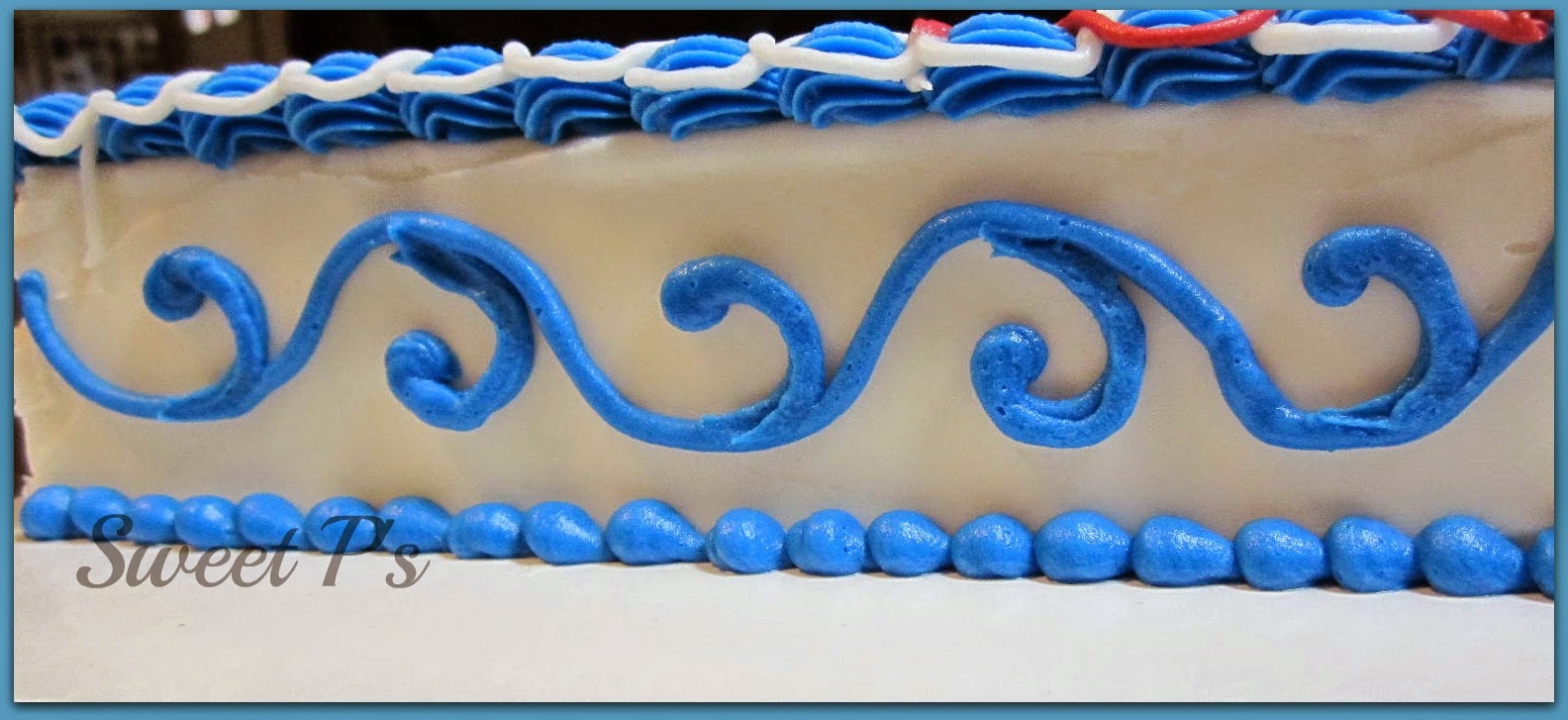 Simple Buttercream Borders | Sweet P's Cake Decorating & Baking Blog