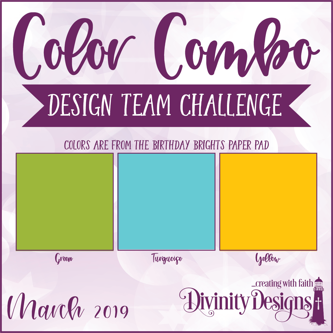 Body, Mind, Spirit, and STAMPS!: March Color Combo Design Team Challenge