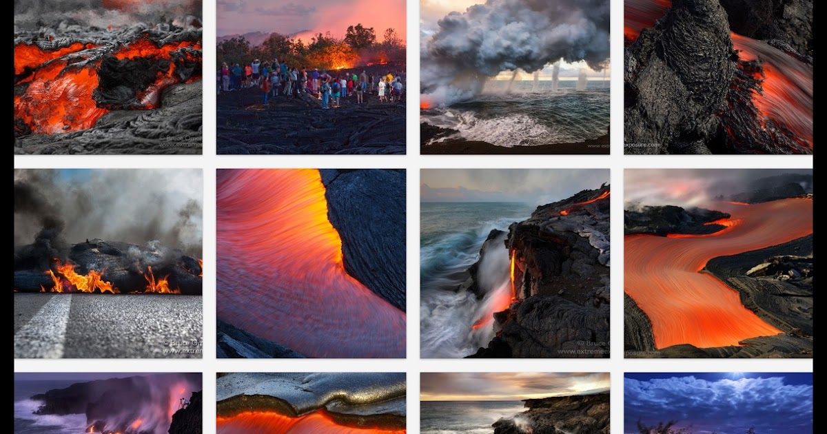 Interactive map of currently active volcanoes