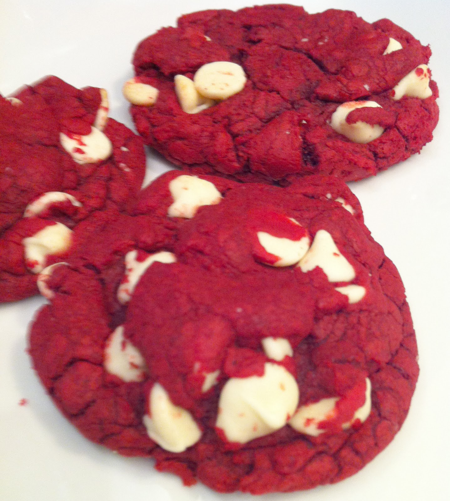 Hem and Her: Red Velvet White Chocolate Chip Cookies