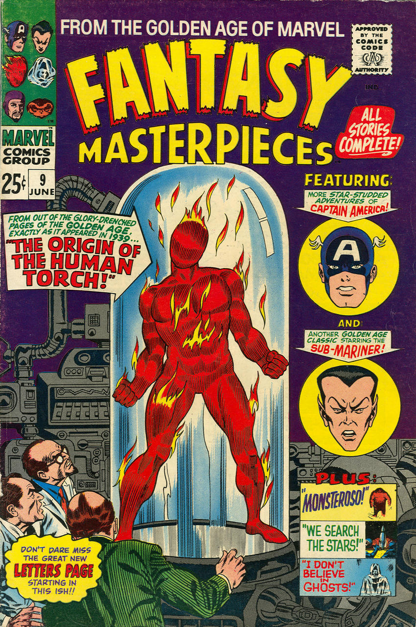 Pappy's Golden Age Comics Blogzine: Number 1863: Origin of Human Torch ...