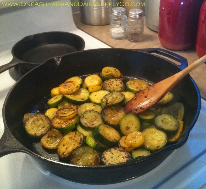 Mixed Squash Saute from One Ash Homestead - One Ash Homestead