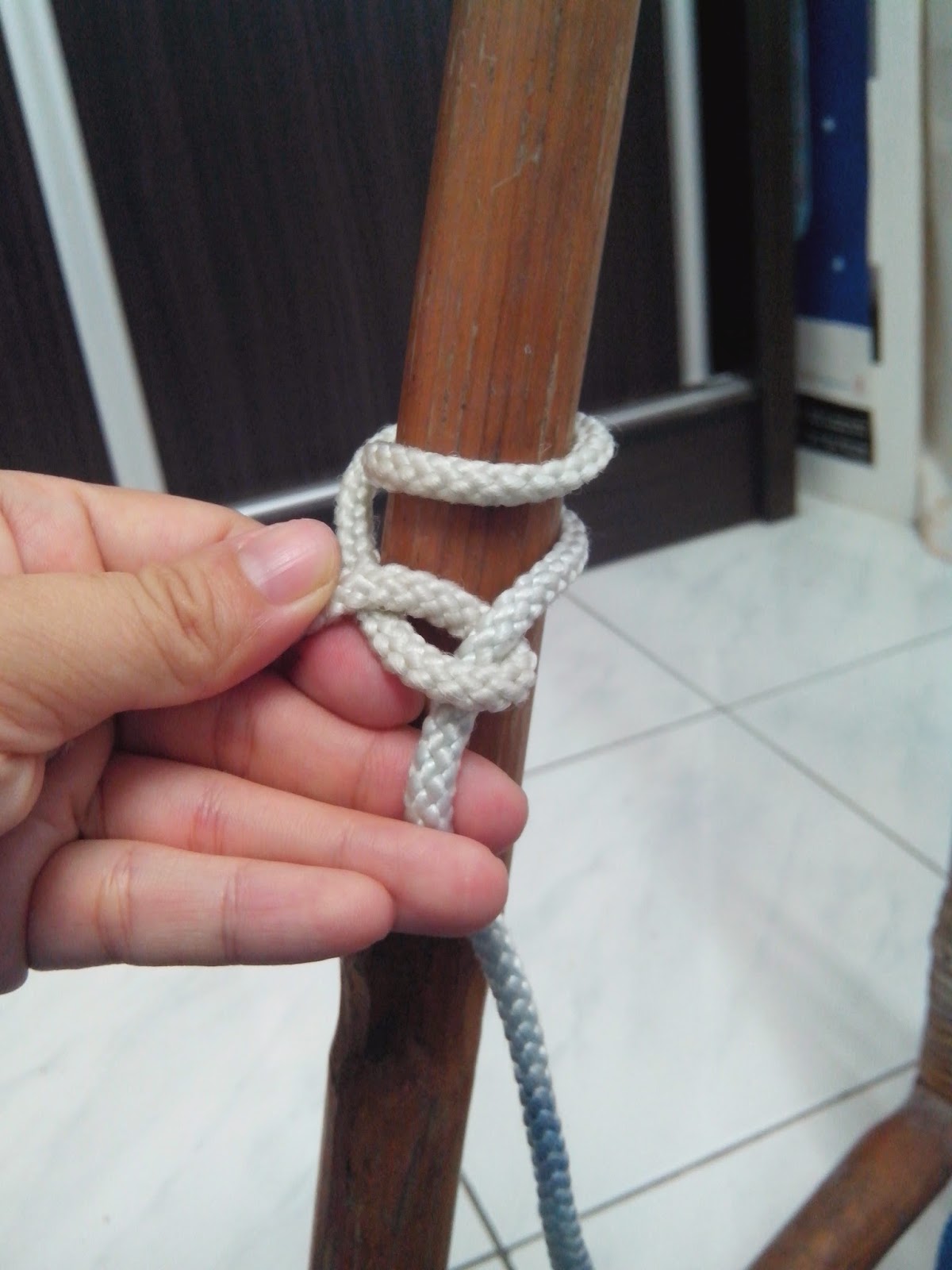教学分享: ikatan: Buka Sila ( Reef Knot ),Simpul Bunga Geti ( Sheet Bend ...