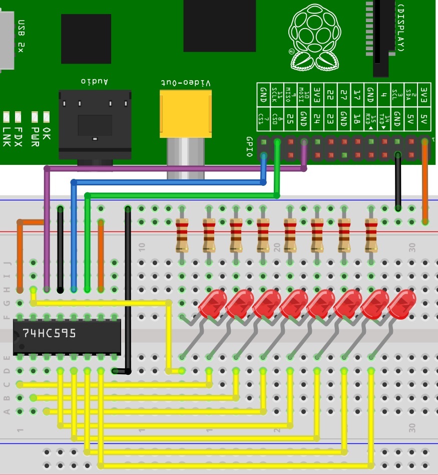 Rob's Raspberry Pi blog: Raspberry PI - Adding more outputs using the ...