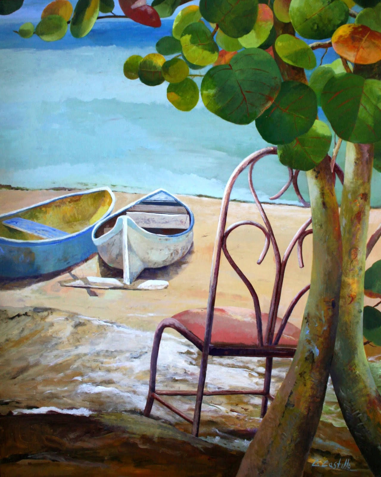 Paintings by Gustavo Castillo