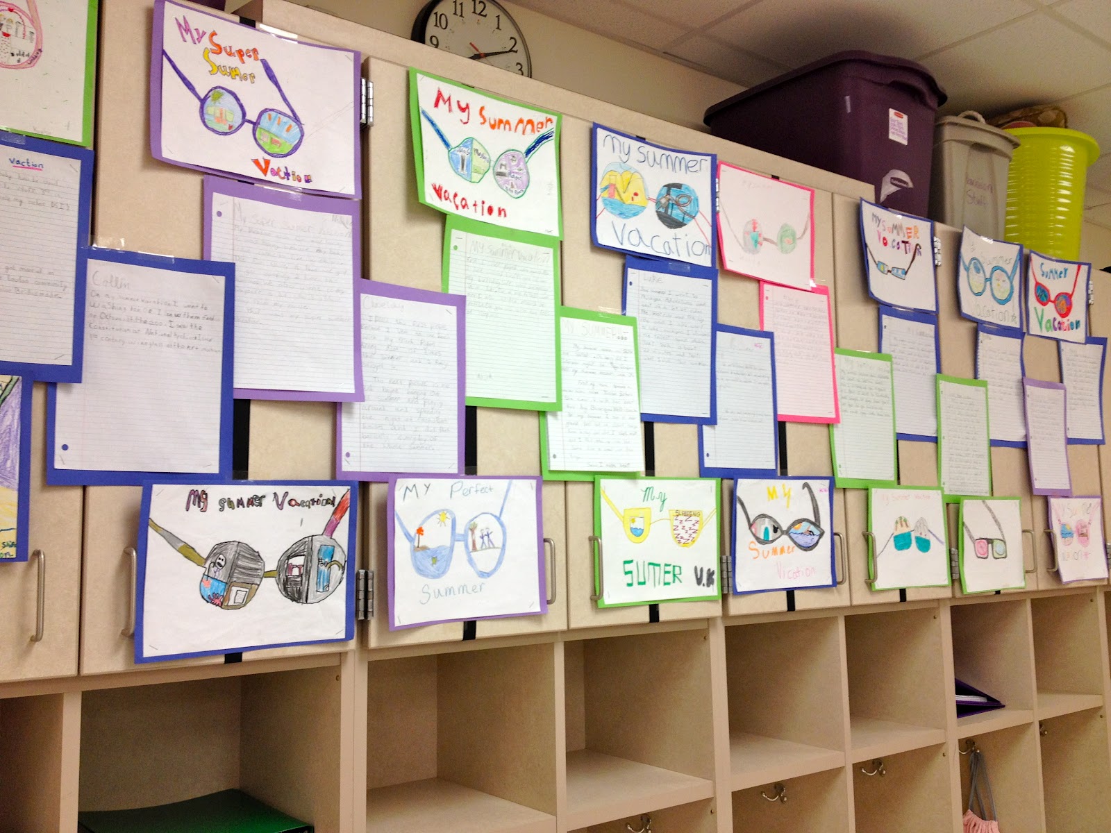 the ART of learning: :Open House and Our First Writing: