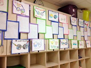 the ART of learning: :Open House and Our First Writing: